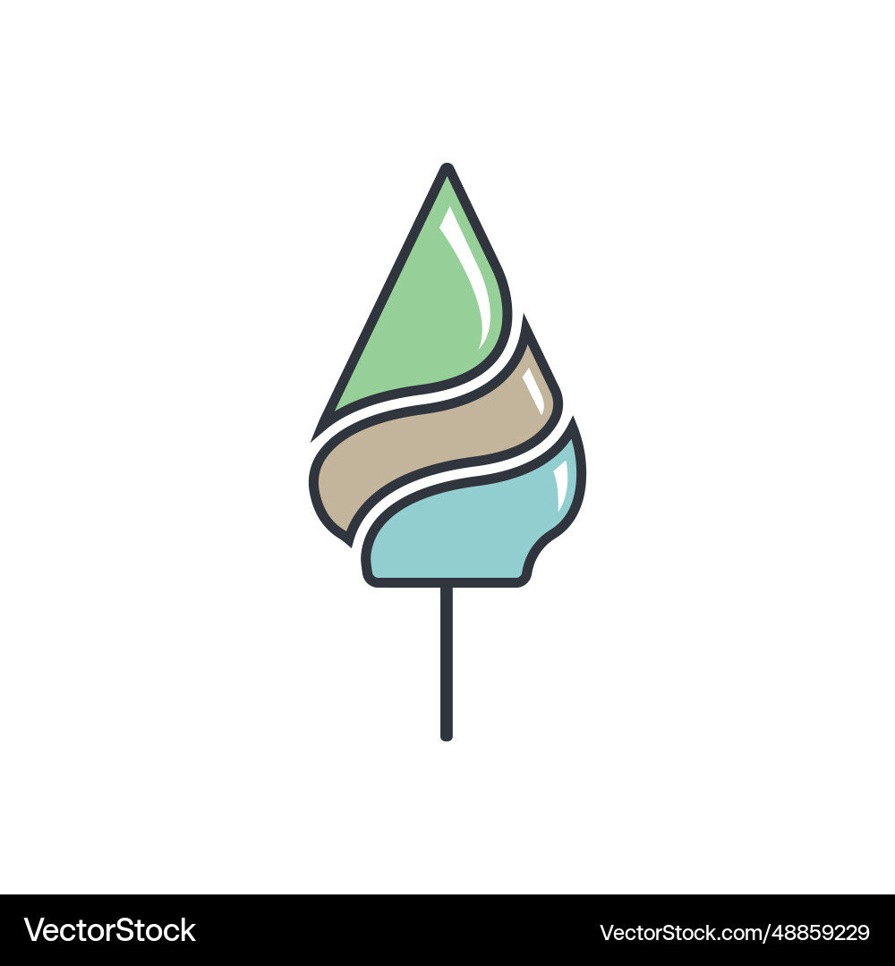 Wayang Gunung Icon Concept Royalty Free Vector Image