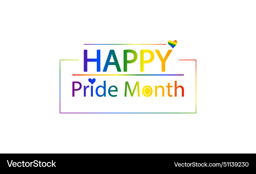 Artistic expression capturing the spirit of pride Vector Image