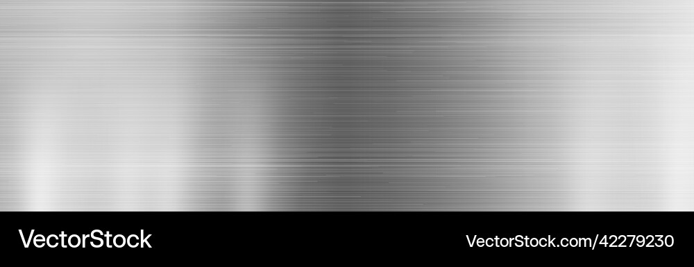Panoramic background texture metal steel color Vector Image