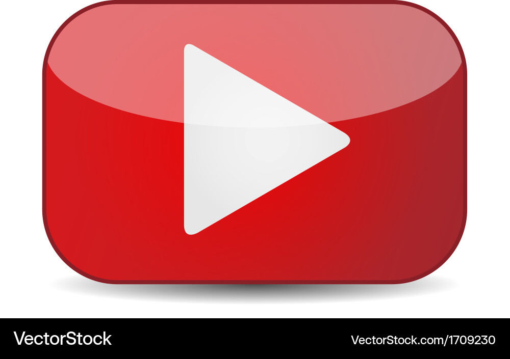 Play button Royalty Free Vector Image - VectorStock