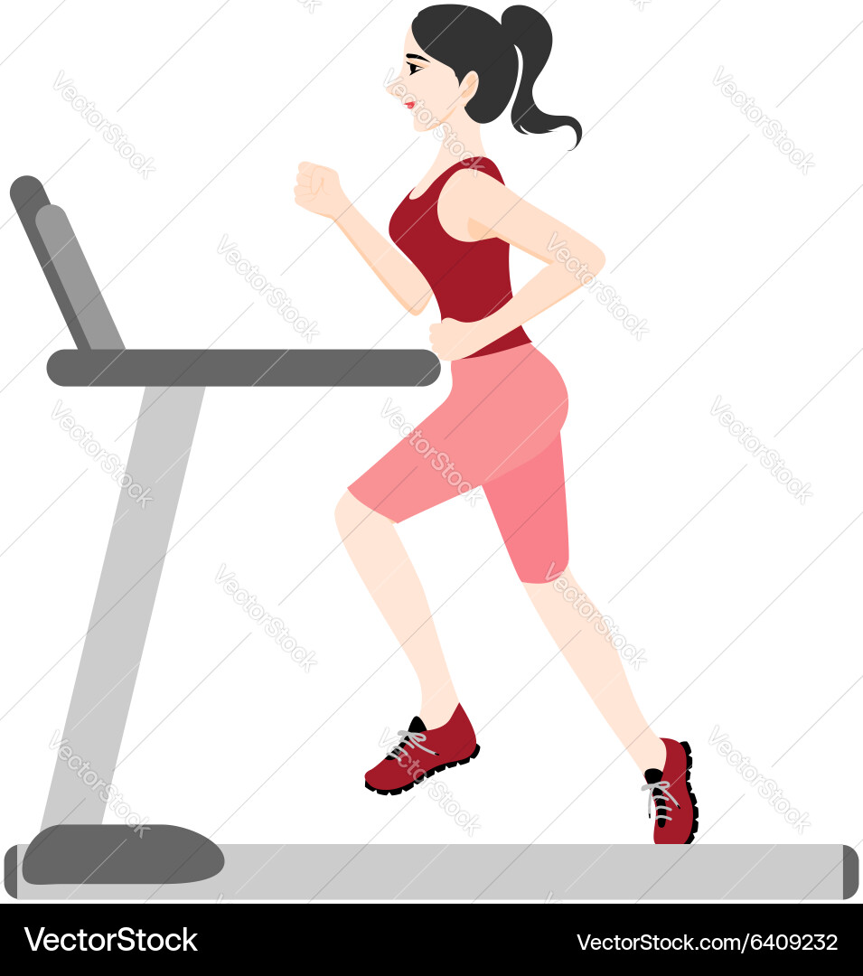 Active woman Royalty Free Vector Image - VectorStock