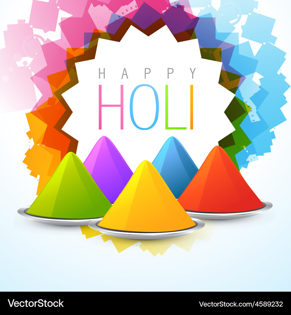 Holi festival Royalty Free Vector Image - VectorStock