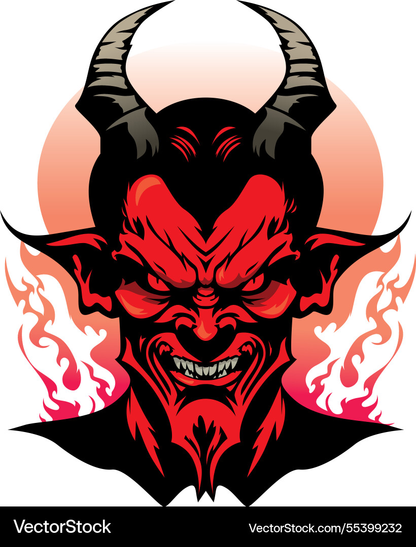 Mascot devil Royalty Free Vector Image - VectorStock