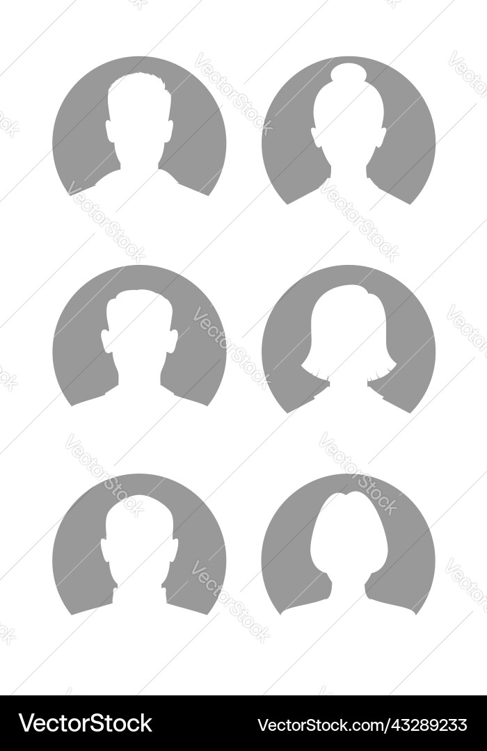 Avatars collection Royalty Free Vector Image - VectorStock