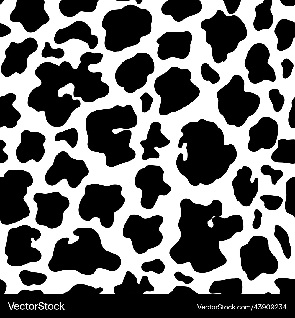 Animal background cow hide holstein cattle Vector Image
