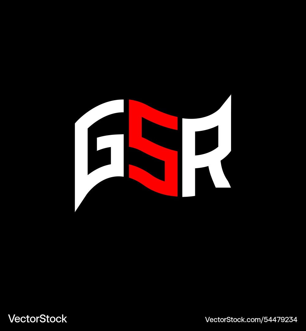 Grz logo design simple and modern Royalty Free Vector Image