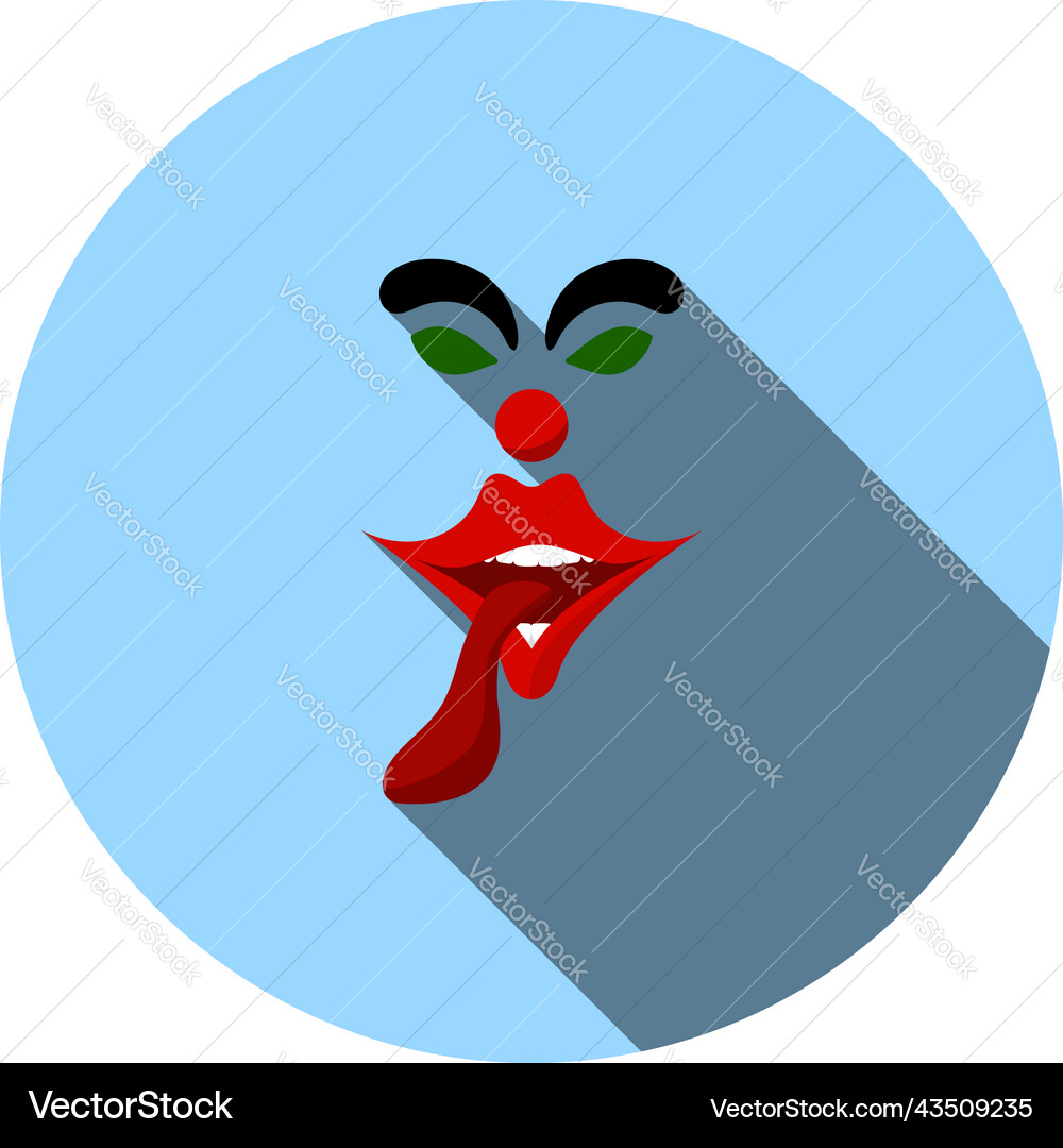 April fools day icon Royalty Free Vector Image