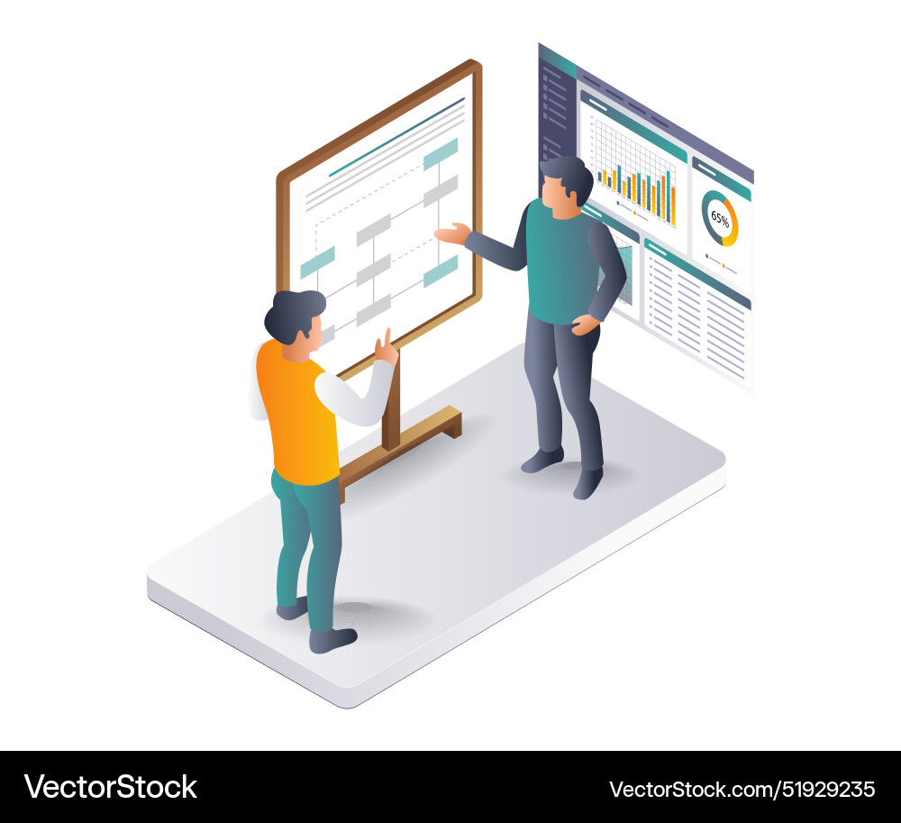 Collaborative business growth strategies Vector Image