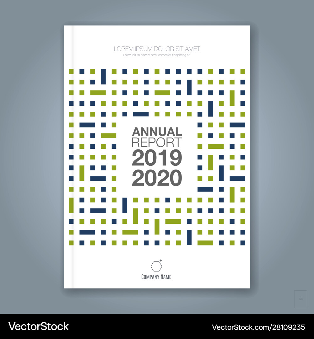 Cover annual report 1232 Royalty Free Vector Image