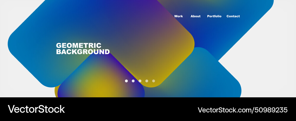 Sky horizon with electric blue circles Royalty Free Vector