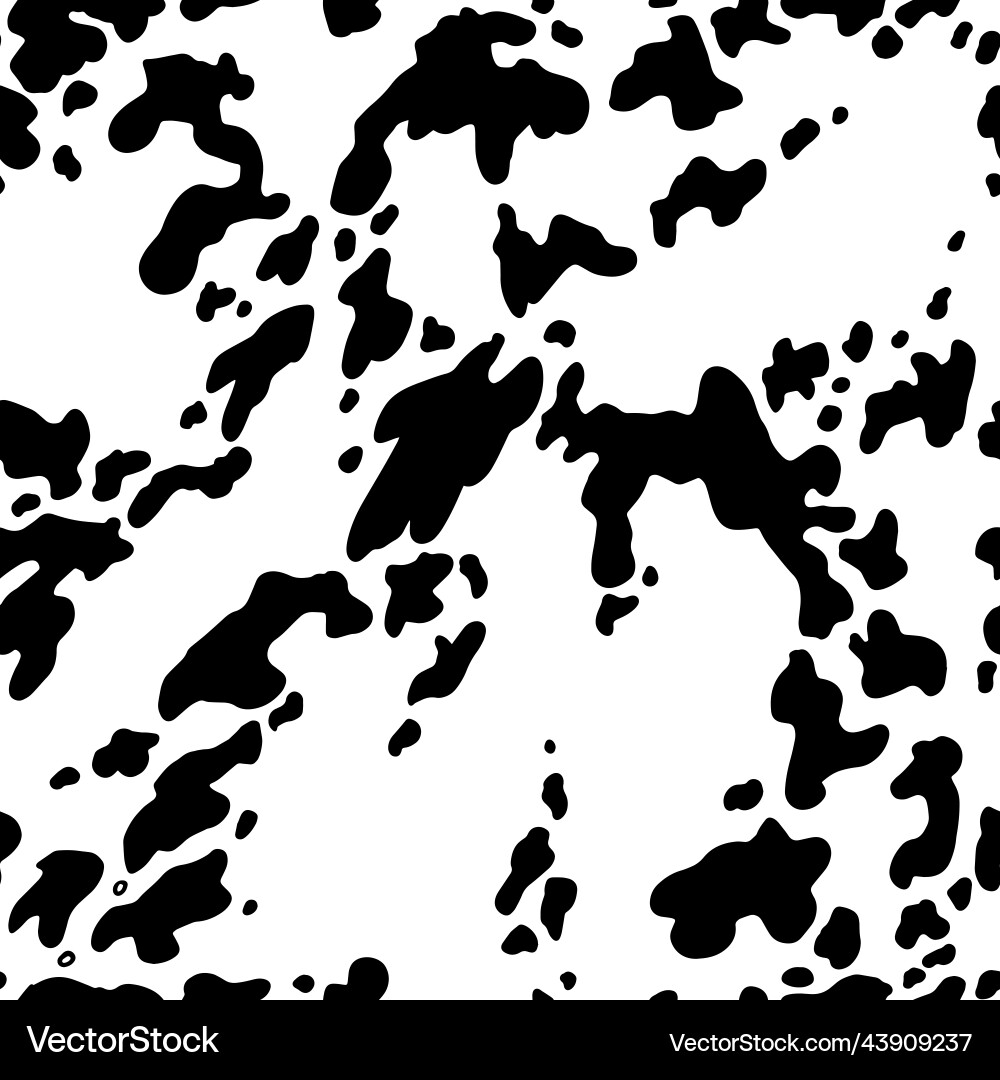 Animal background cow hide holstein cattle Vector Image