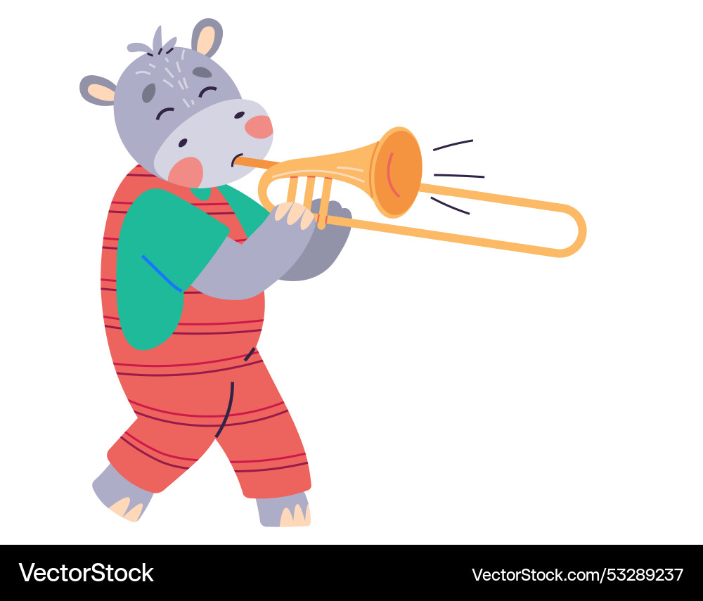 Animal music the zoo transforms Royalty Free Vector Image