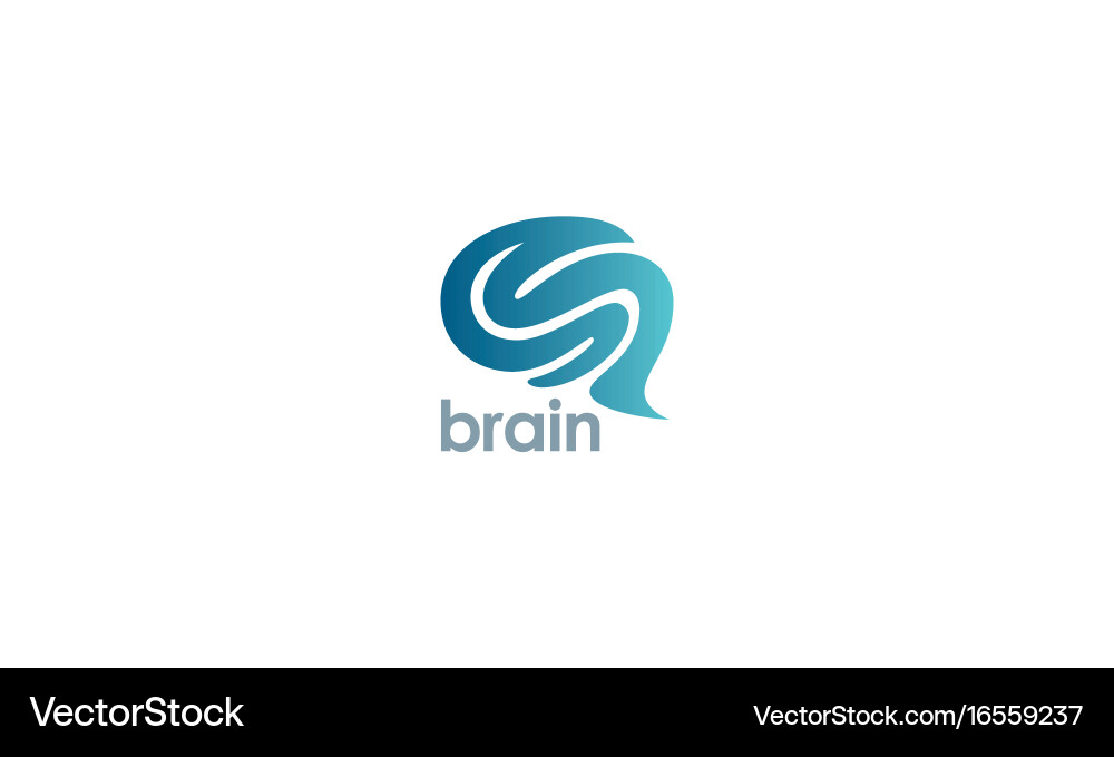 Brain logo Royalty Free Vector Image - VectorStock