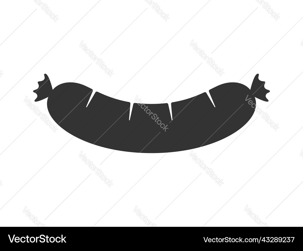 Sausage icon Royalty Free Vector Image - VectorStock