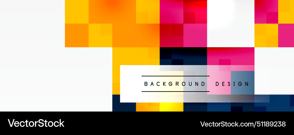 Colorful rectangles in various shades on a white Vector Image