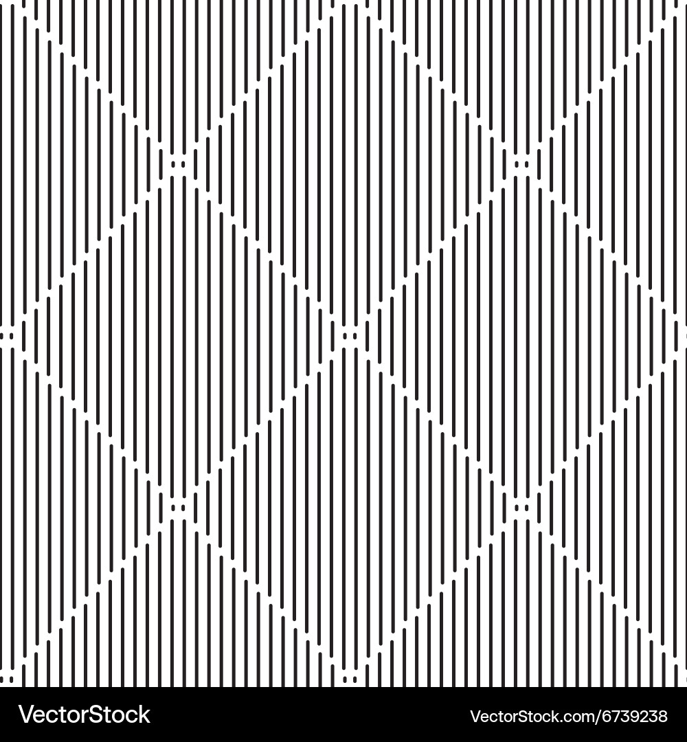 Geometric Line Pattern - Rhombus & Triangles Vector Image