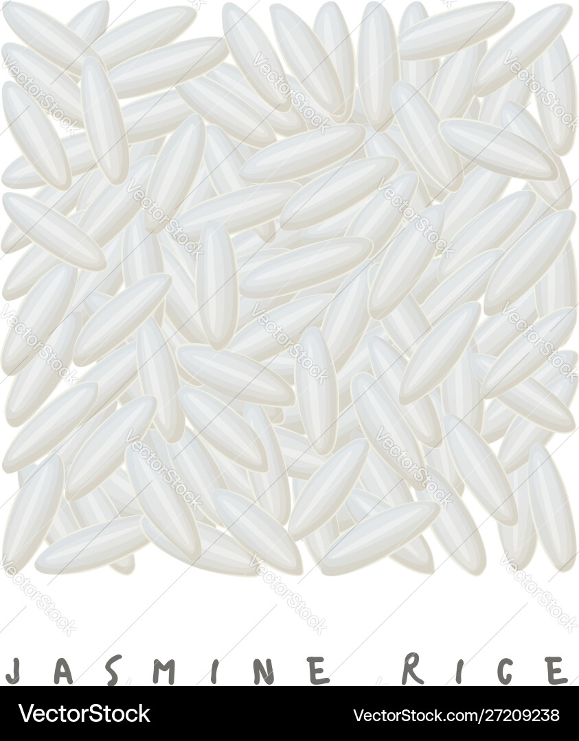 Rice Square Icon - Cartoon Royalty Free Vector Image