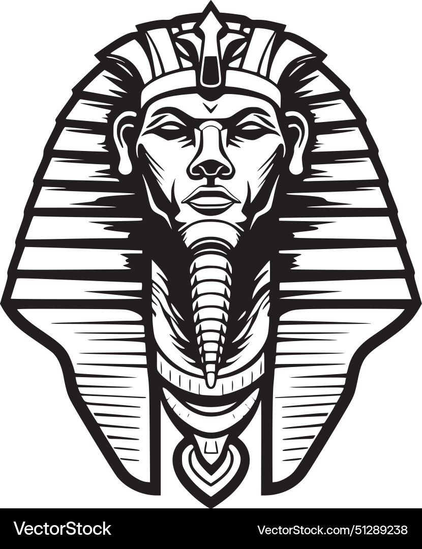 Sphinx - minimalist and flat logo Royalty Free Vector Image