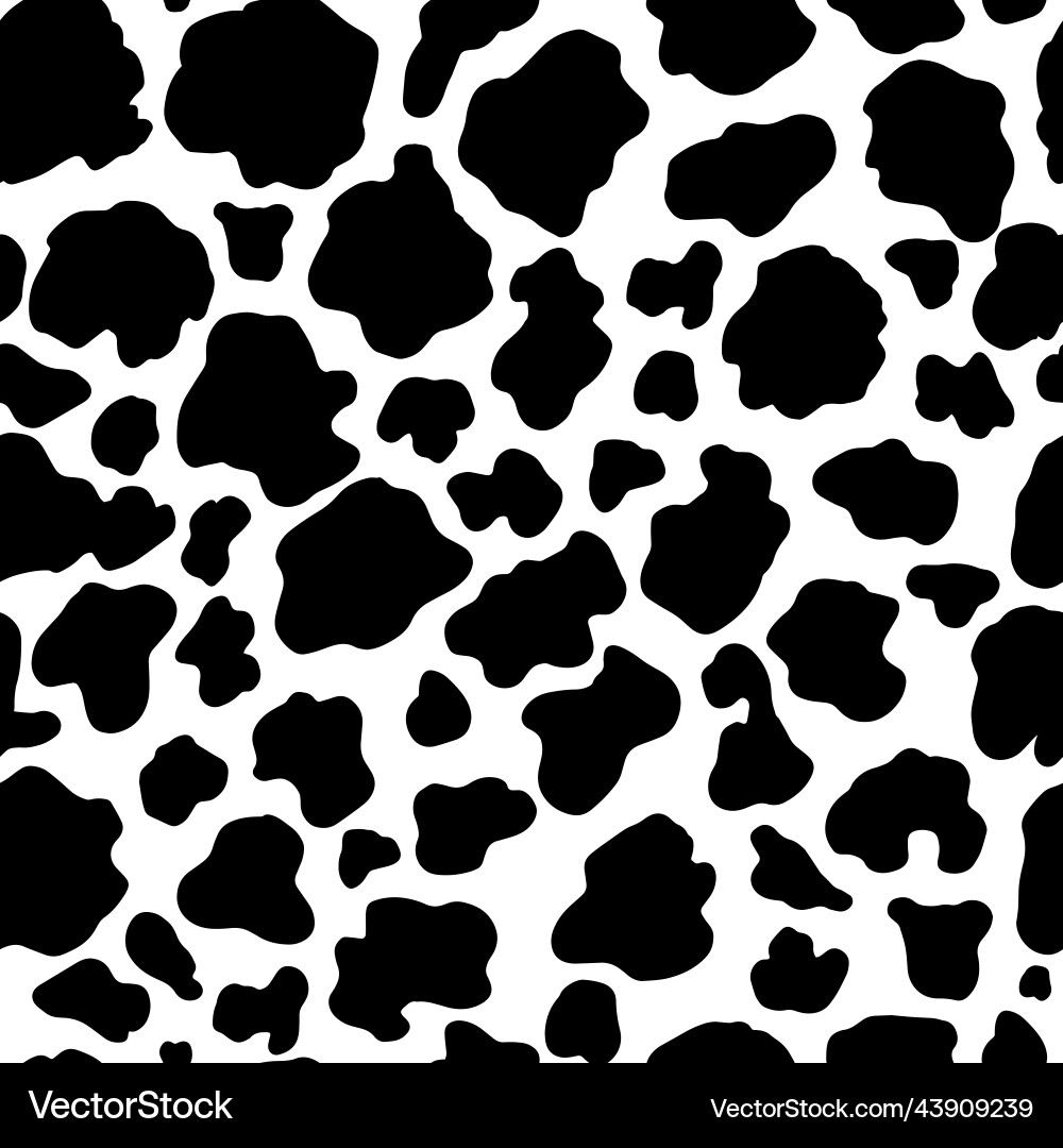 Animal background cow hide holstein cattle Vector Image