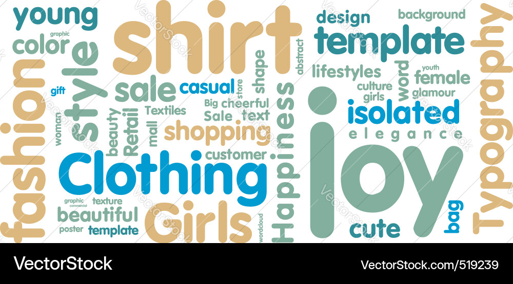 Tag cloud Royalty Free Vector Image - VectorStock