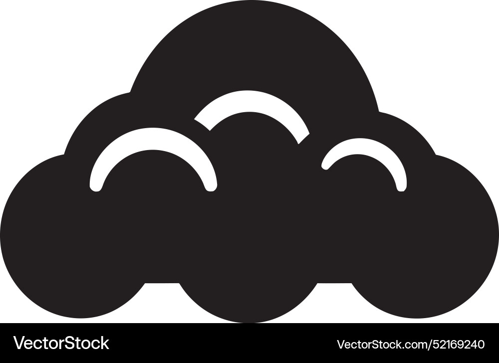 Data lake in the cloud storing and analyzing big Vector Image