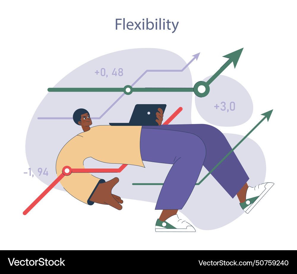 Flexibility Royalty Free Vector Image - VectorStock