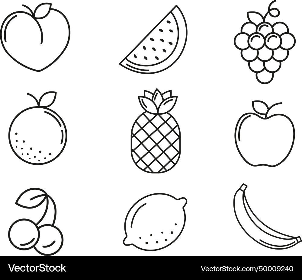 Simple Fruit Drawing Step By Step Fruits Basket Drawing For Kids