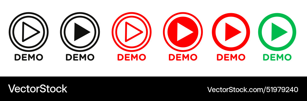 Online course preview with educational video Vector Image