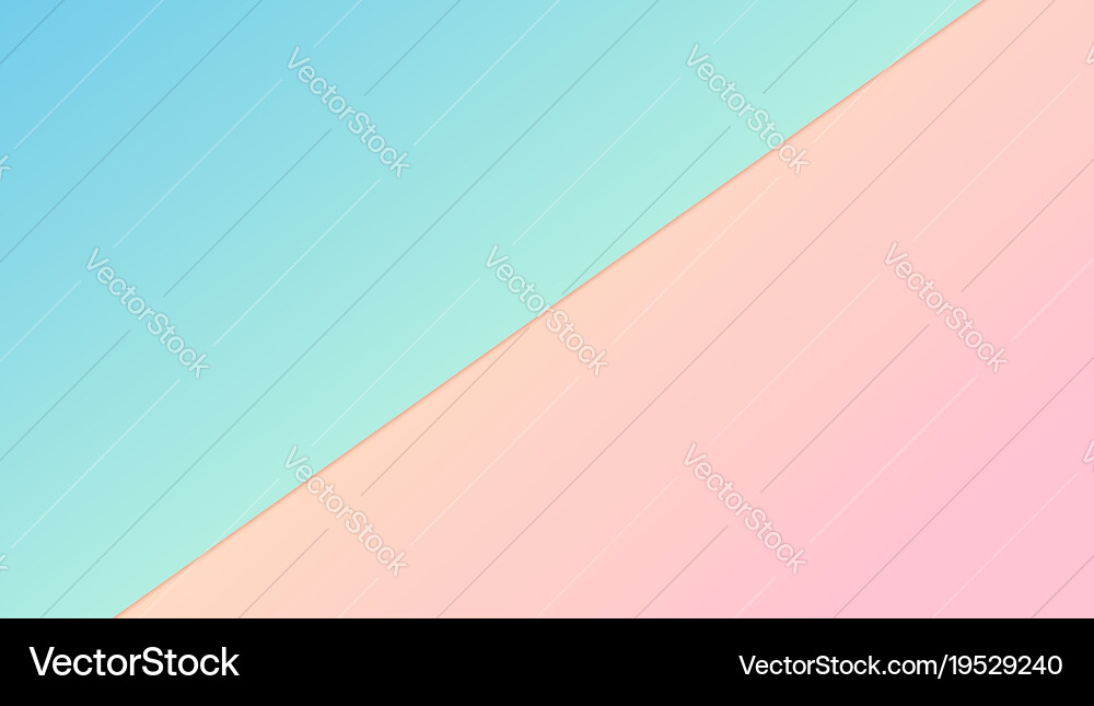 Paper with two color background idea for banner Vector Image
