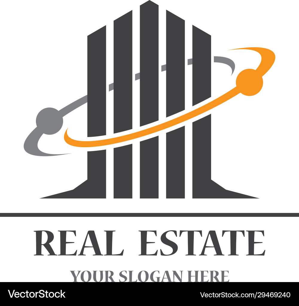Real estate logo icon Royalty Free Vector Image