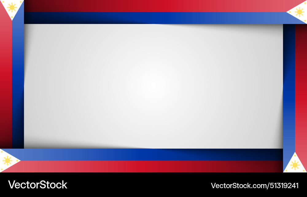 Edge background philippines graphic and label Vector Image