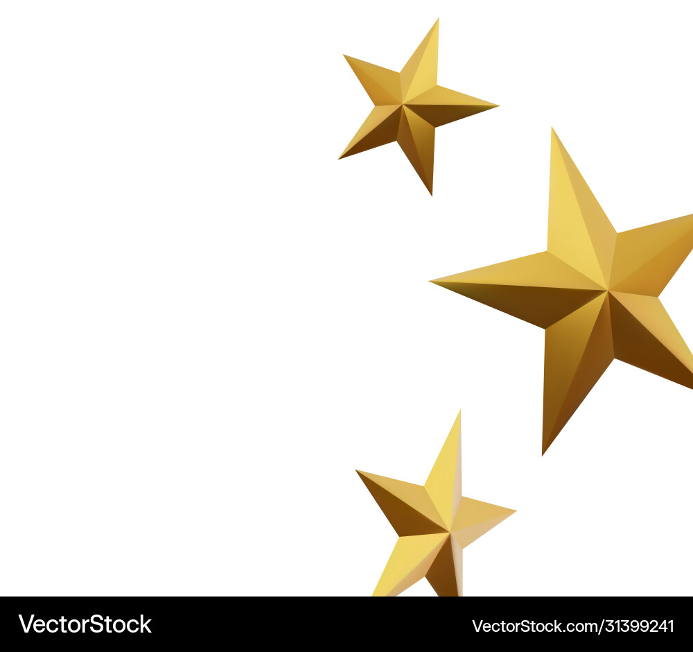 Golden star Royalty Free Vector Image - VectorStock