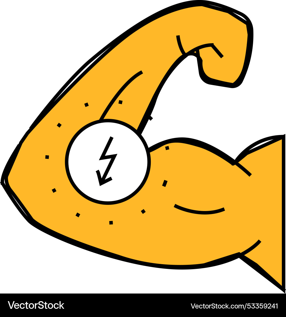 Muscle pain icon color Royalty Free Vector Image