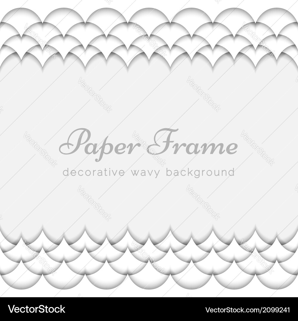 Paper waves Royalty Free Vector Image - VectorStock