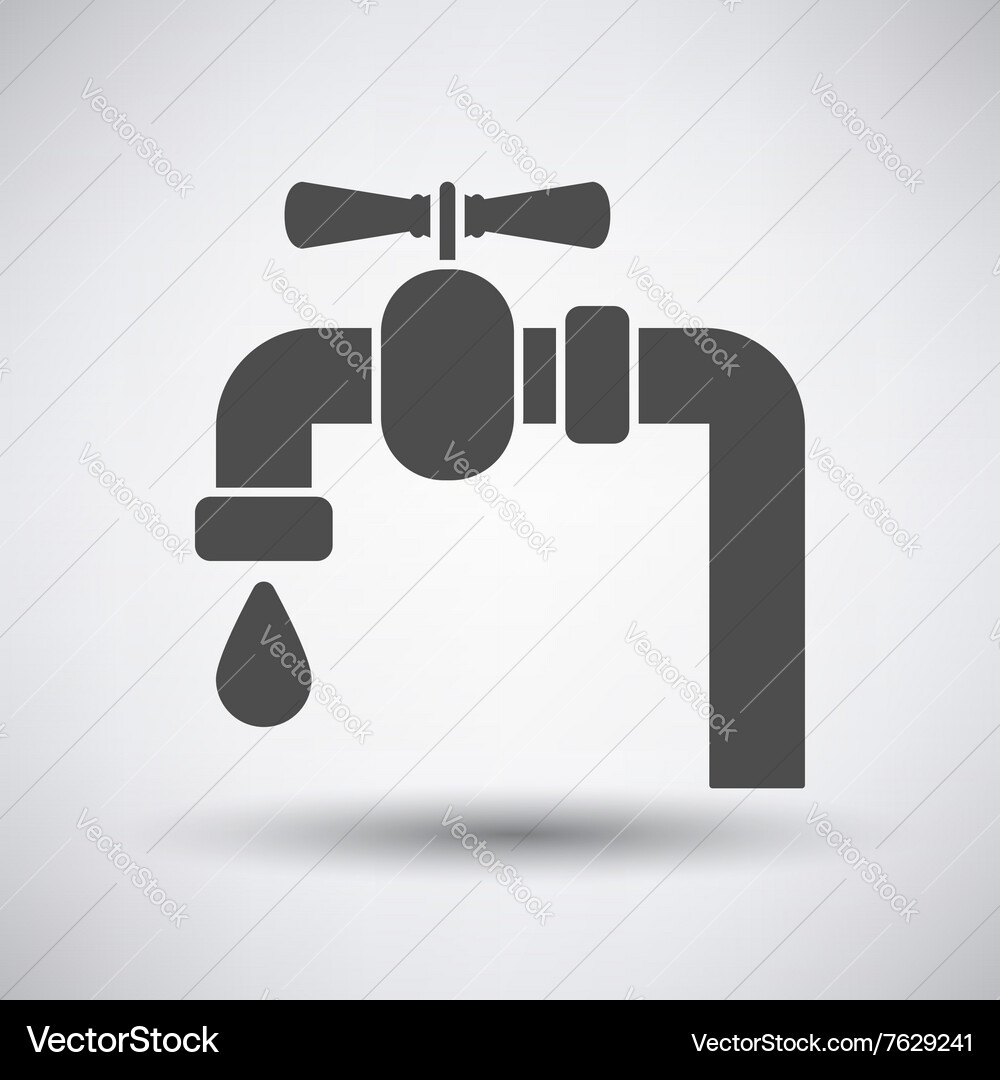 Pipe with valve icon Royalty Free Vector Image