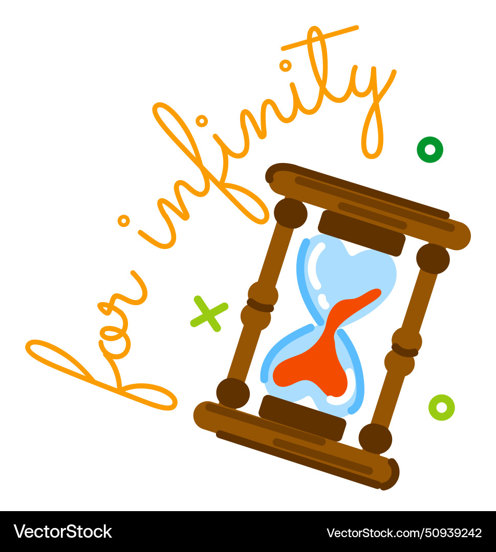 Sand watch Royalty Free Vector Image - VectorStock