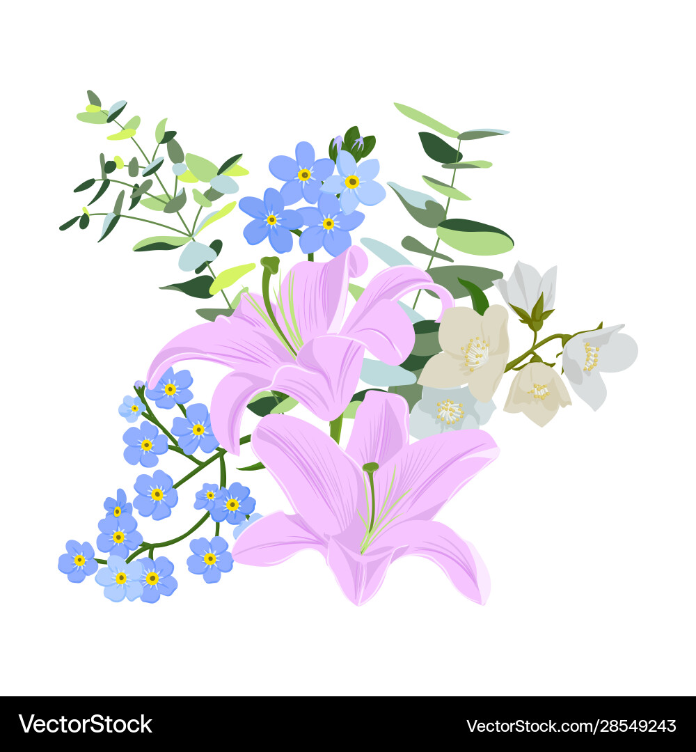 Drawing flowers Royalty Free Vector Image - VectorStock
