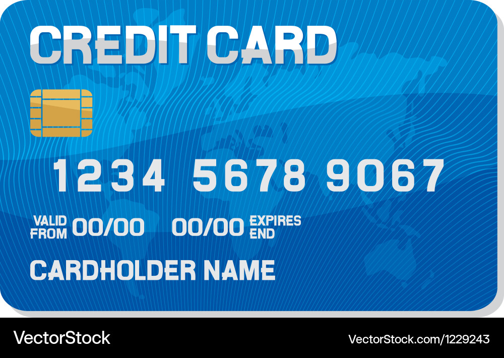 Modern Credit Card Royalty Free Vector Image - VectorStock
