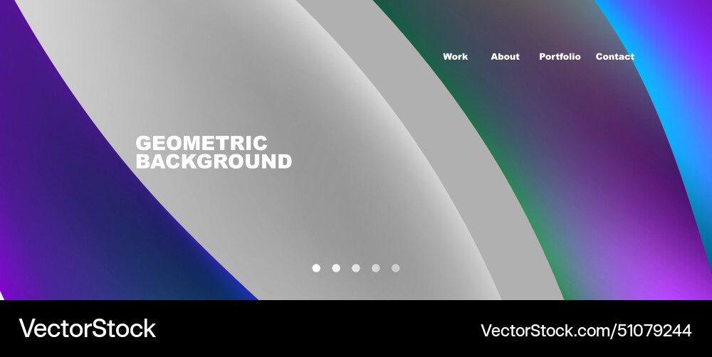 Electric blue purple and green gradient Royalty Free Vector