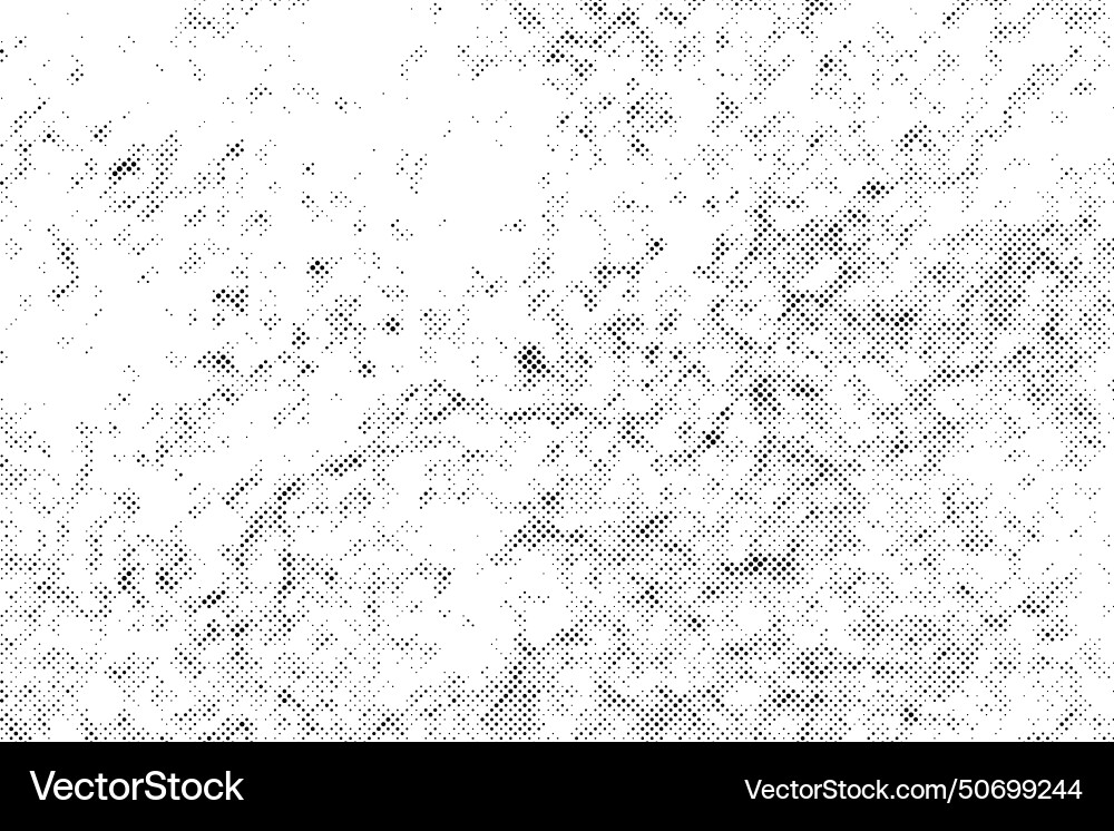 Grunge halftone texture on white background Vector Image