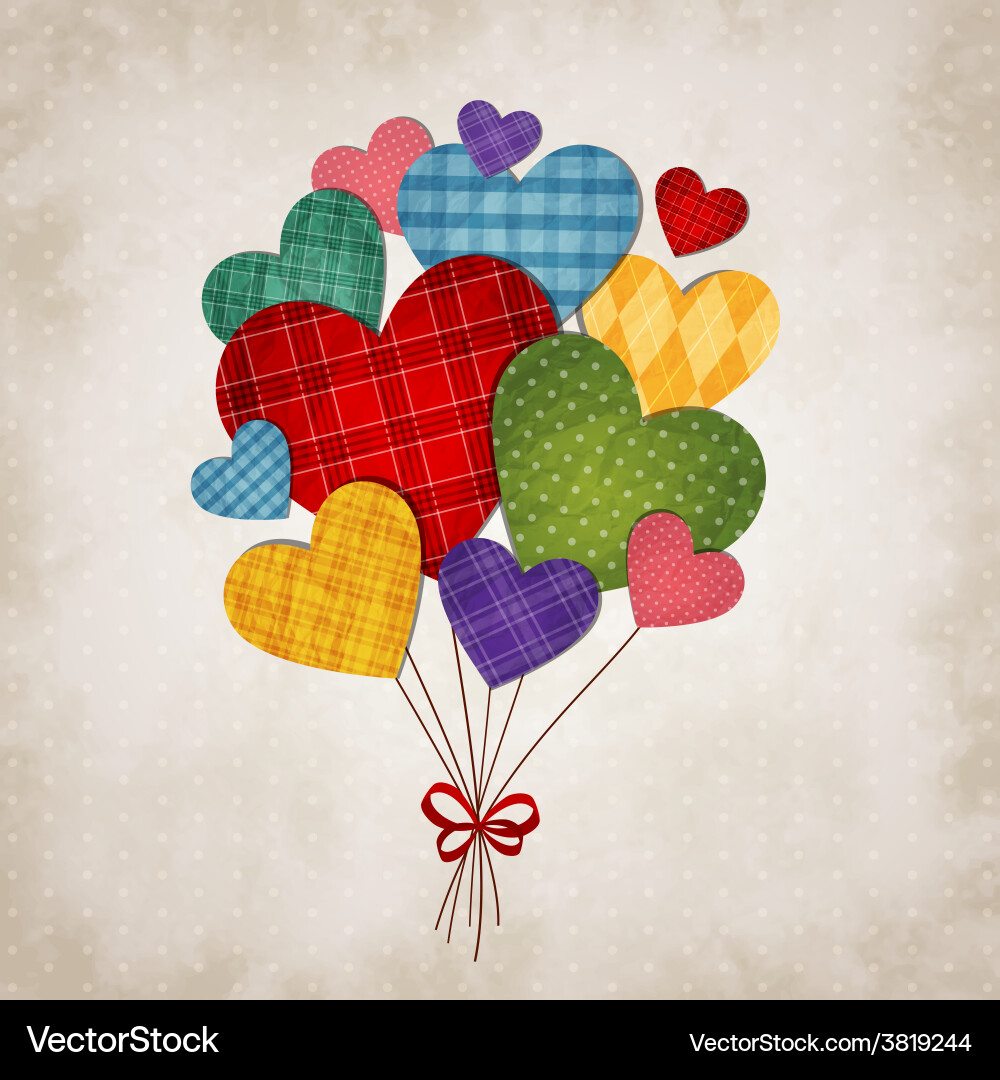 Romantic heart Royalty Free Vector Image - VectorStock