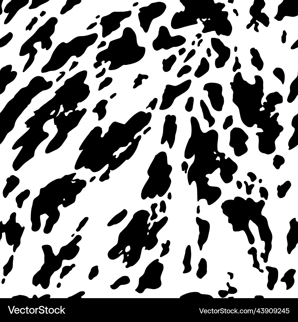 Animal background cow hide holstein cattle Vector Image