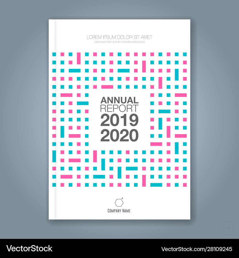 Cover annual report 1240 Royalty Free Vector Image