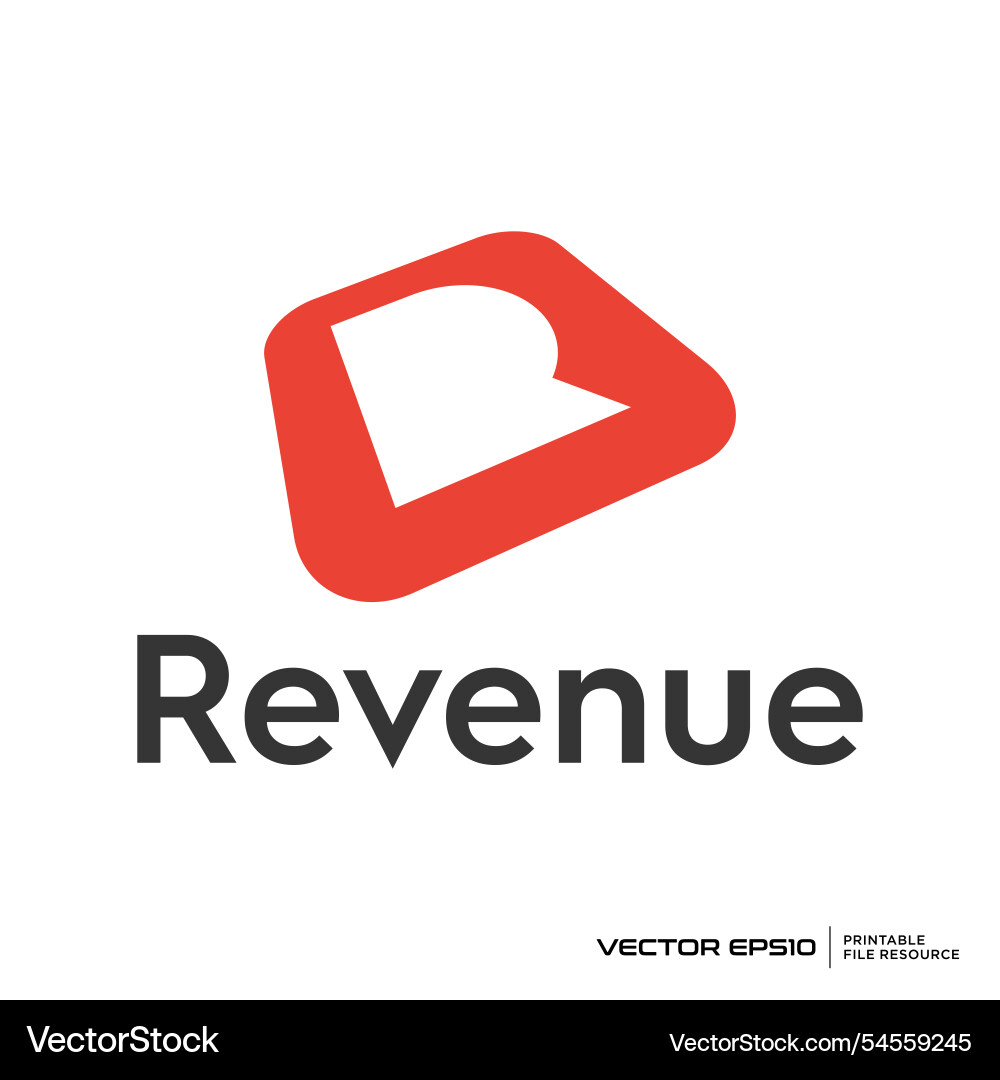 Initial r logo Royalty Free Vector Image - VectorStock