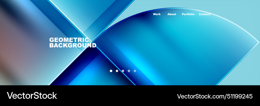 Symmetric pattern in liquid blues with electric Vector Image