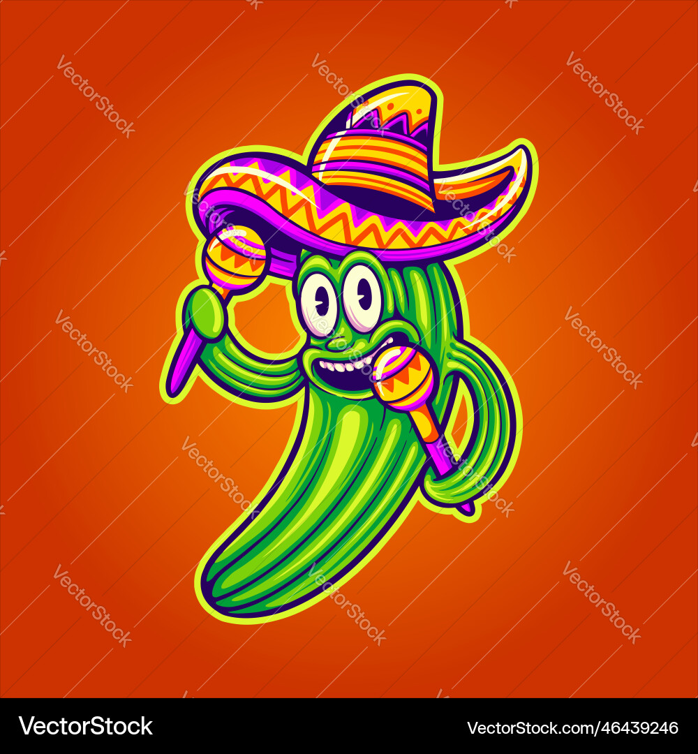 Cactus Mascot Vector Images (over 2,500)
