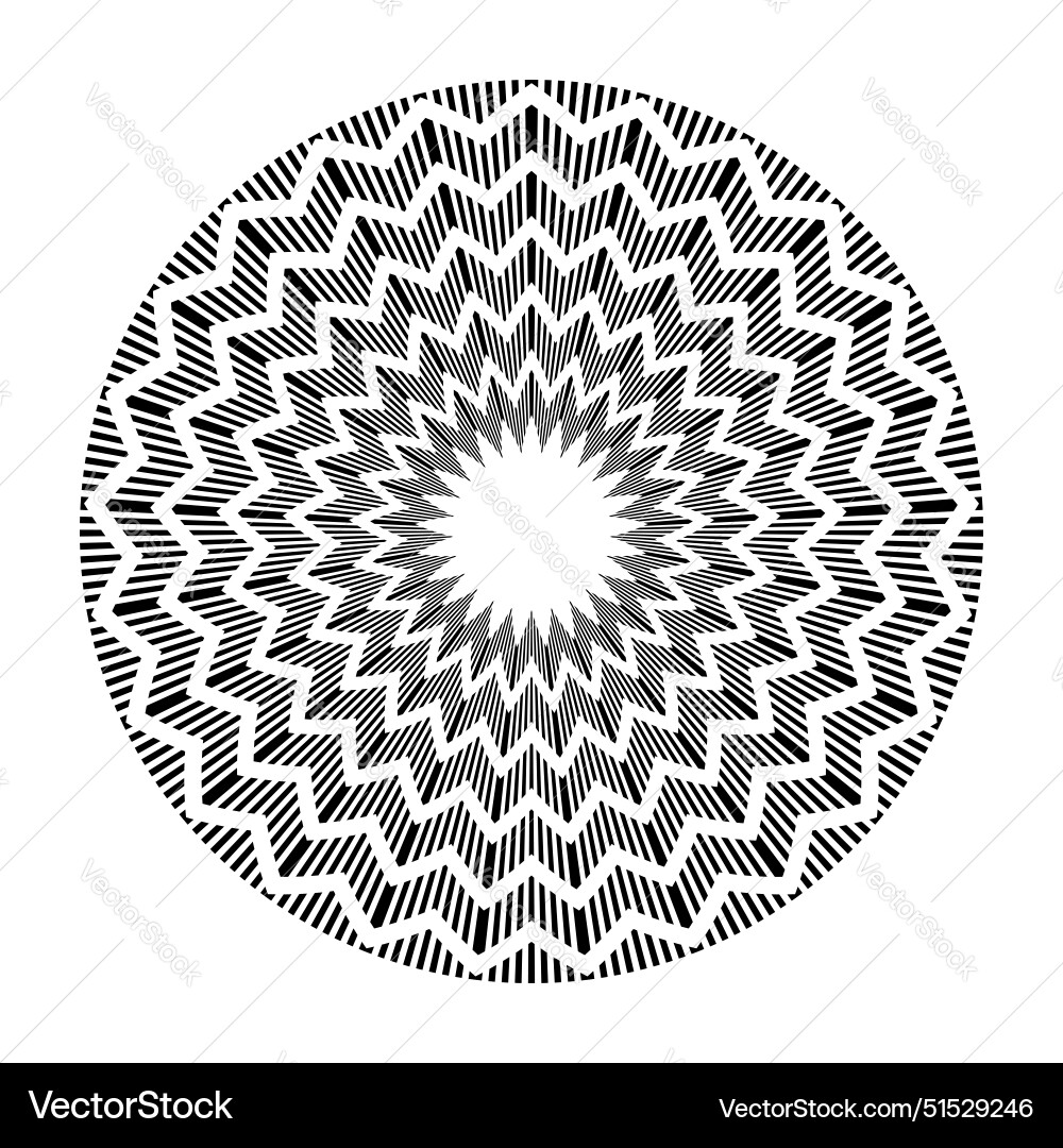 Radial circle pattern Royalty Free Vector Image