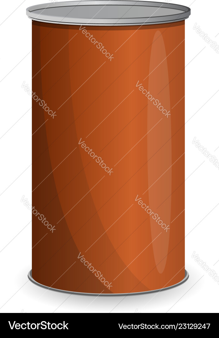 Bean soup tin can icon cartoon style Royalty Free Vector