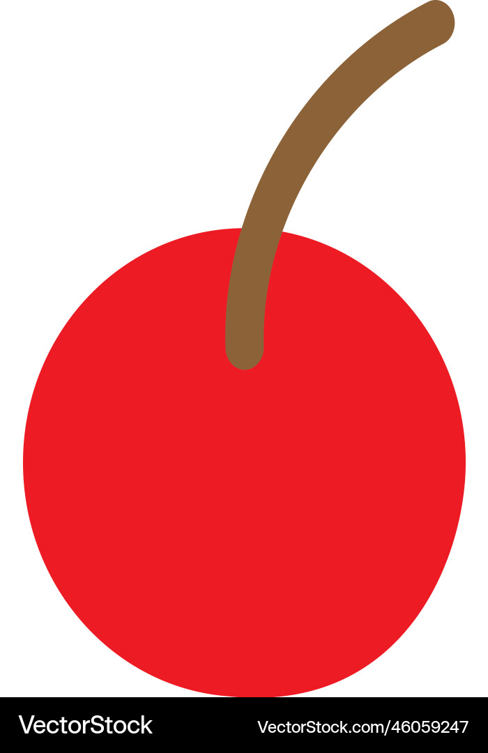 Cherry fruit icon clipart design Royalty Free Vector Image