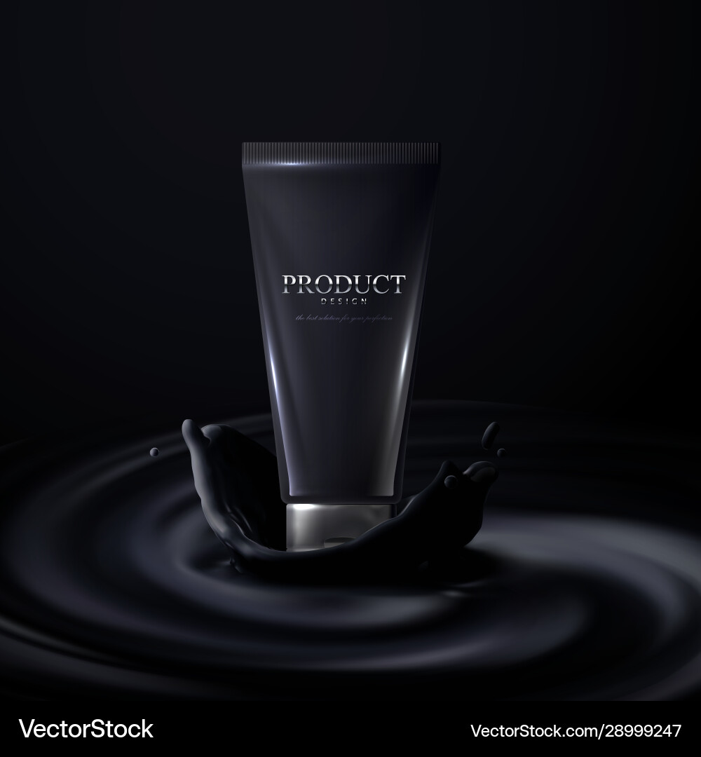 Cosmetics product ads poster template Royalty Free Vector